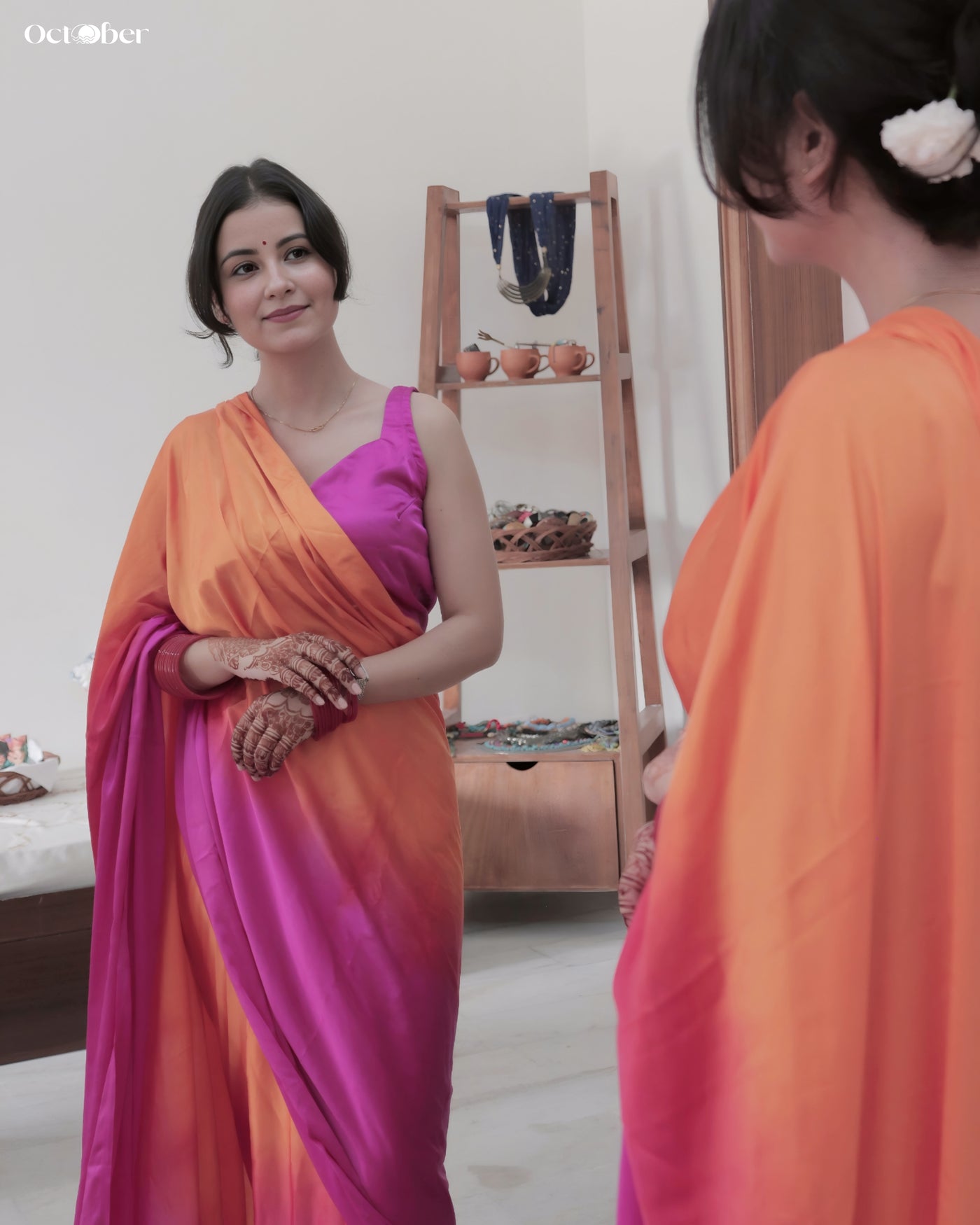 October store: Shirt| Scarf| Chandi Ki Saree| Kaftan| Cape| Saree